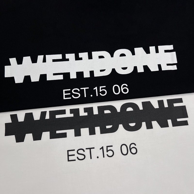 WE11DONE TRACK小众潮牌美式夏季宽松男士情侣半袖短袖纯棉T恤ins-阿里巴巴