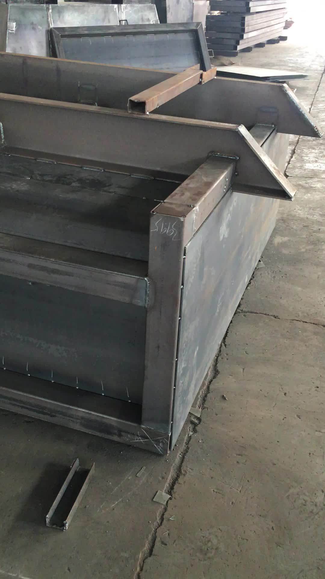 10 M3 Hook Lift Hook Lift Bin Truck Scrap Bin Dumpster For Recycling ...