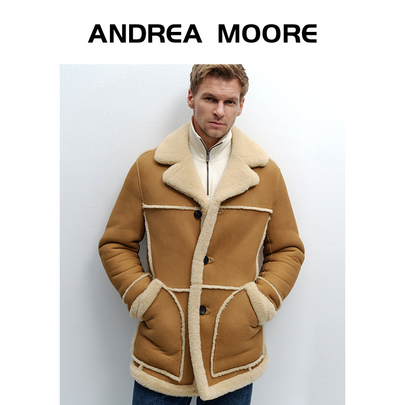 ANDREA MOORE/安德烈.穆尔 皮毛一体两面穿大衣：冬日时尚新宠，保暖又百变！-皮草-淘宝好物网