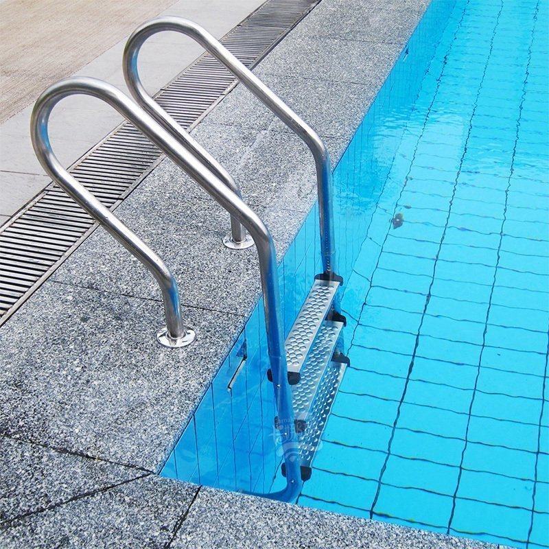 Swimming pool escalator Household swimming pool ladder thickened 304 ...