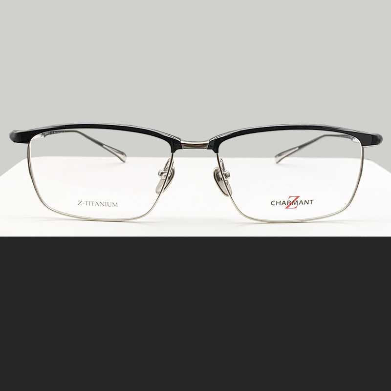 CHARMANT夏蒙Z钛大师系列眼镜：男士商务休闲新宠，黑色ZT27059引领潮流-眼镜架-淘宝百科网