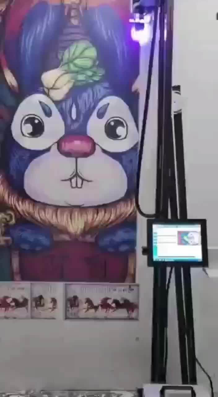 Faith Automatic Wall Painting Printer Uv Ink Direct To Wall For White ...