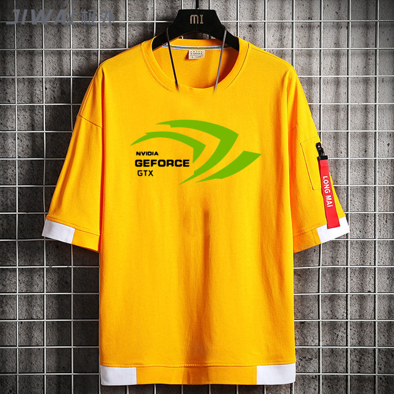 Yingweida Nvidia Peripheral Short-Sleeved Geek Workwear Inn Intel Game ...