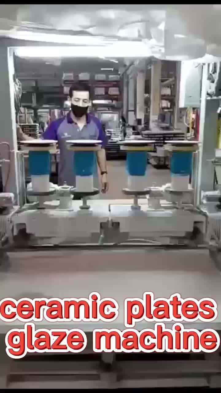 New Design Automatic Mugs Cups 1 Color Plate Saucer Glaze Dipping ...