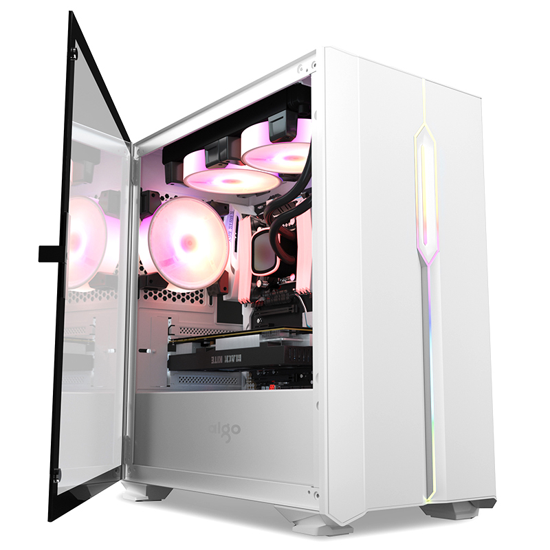 Aigo Patriot YOGO M1 computer M-ATX chassis Tempered glass side transparent game console case