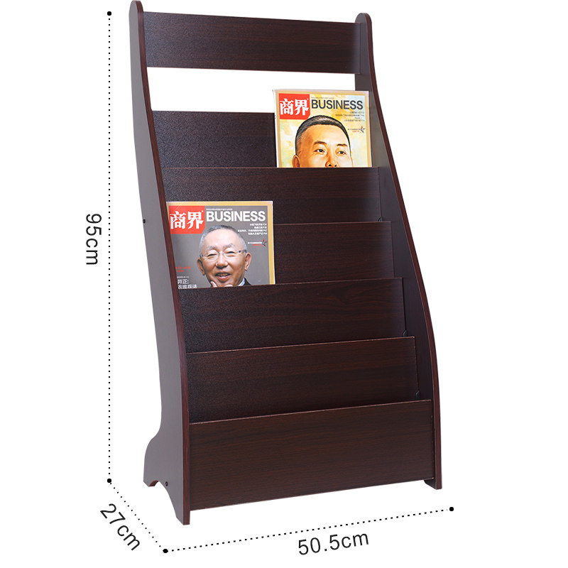 Wooden magazine stand Newspaper stand Newspaper stand Office book and ...
