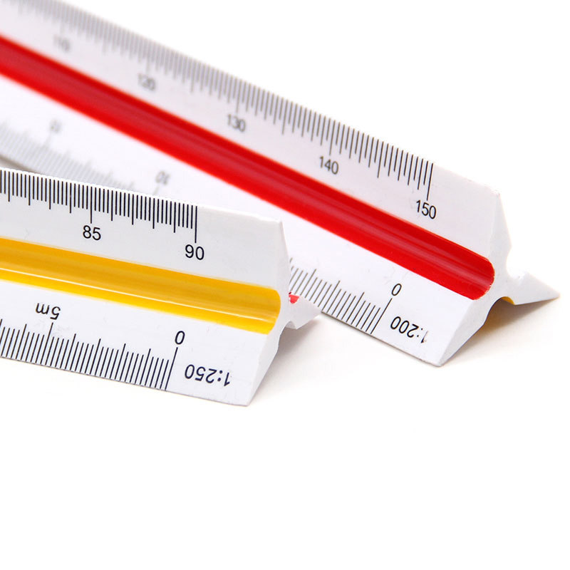 Usd 593 Mitsubishi Large Scale Triangle Scale Drawing Tool Meter 7746