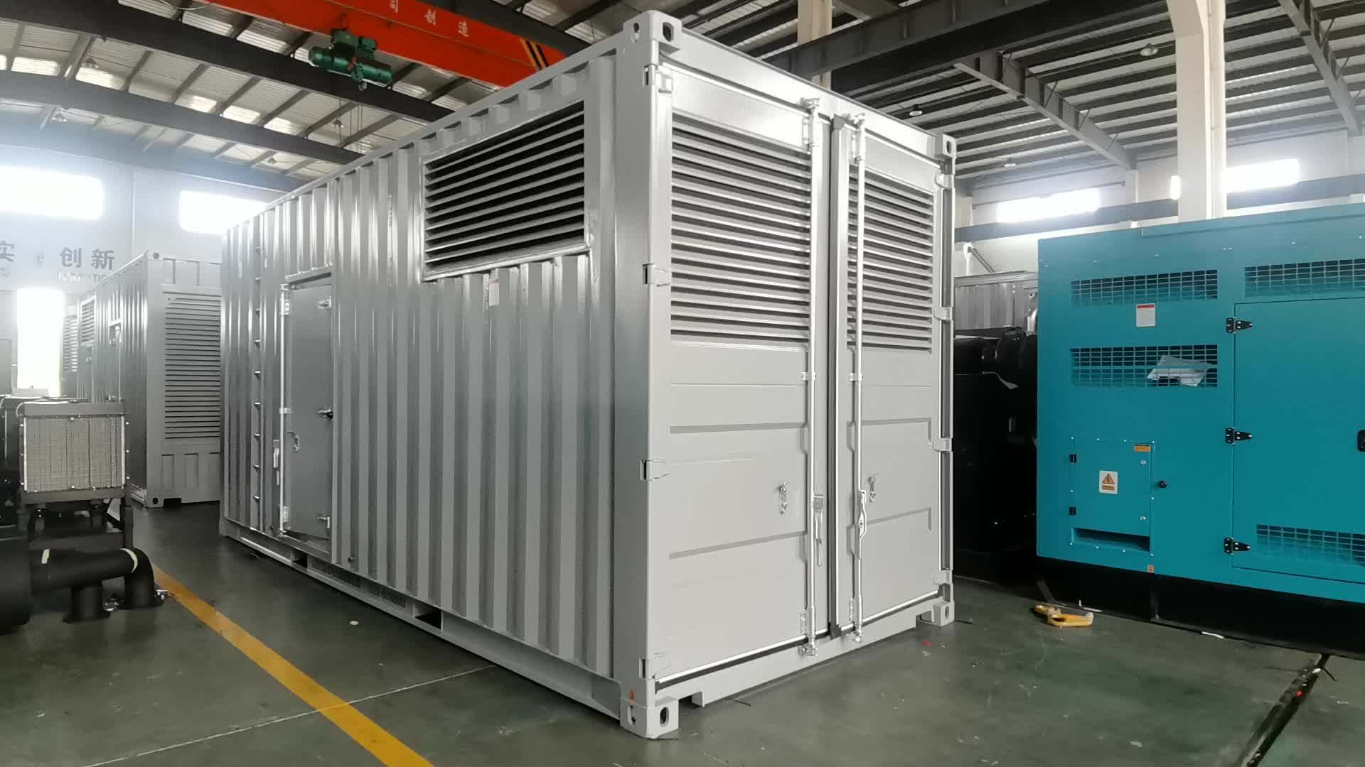 With Cummins Kta50-g3 Iso Standard 40ft Containerized 1000kw Diesel ...