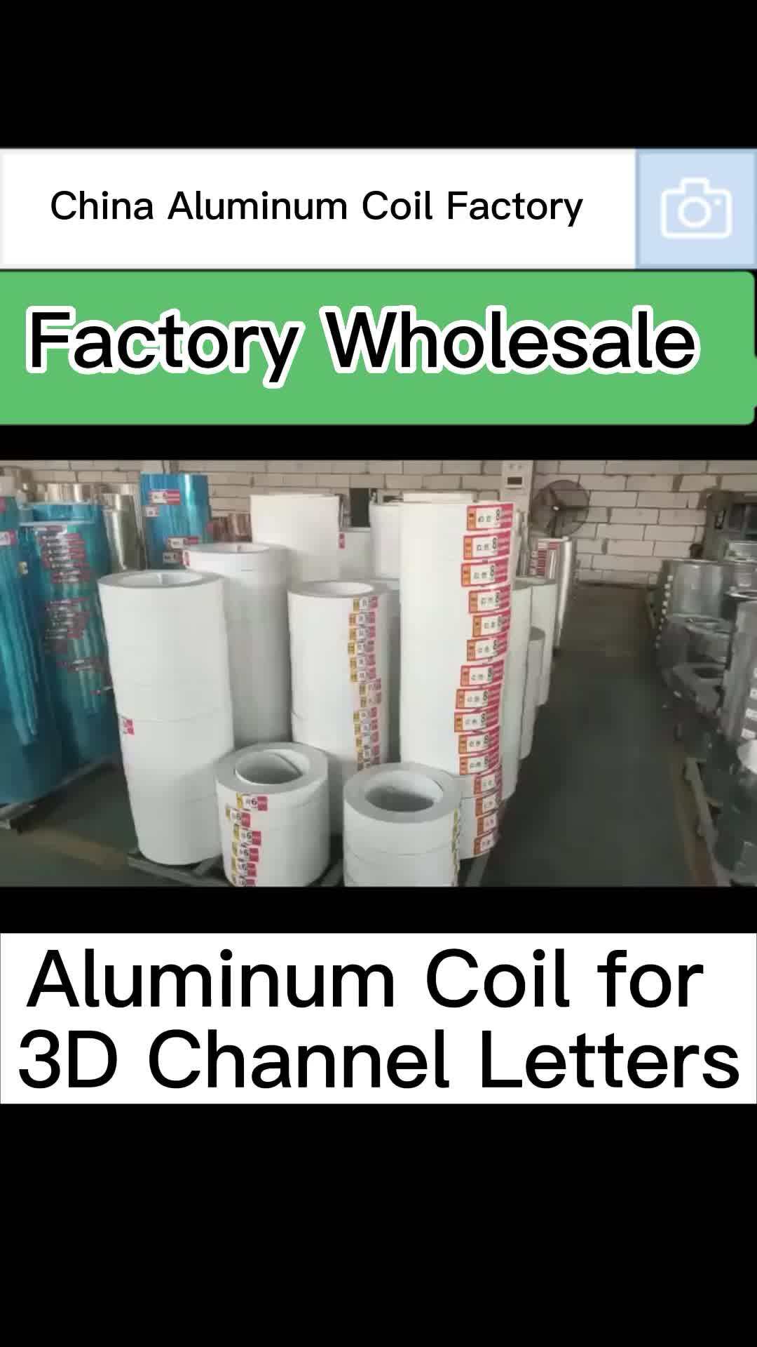 Aluminum Coils Channel Letter Material Aluminum Trim 3d Channel Letters ...