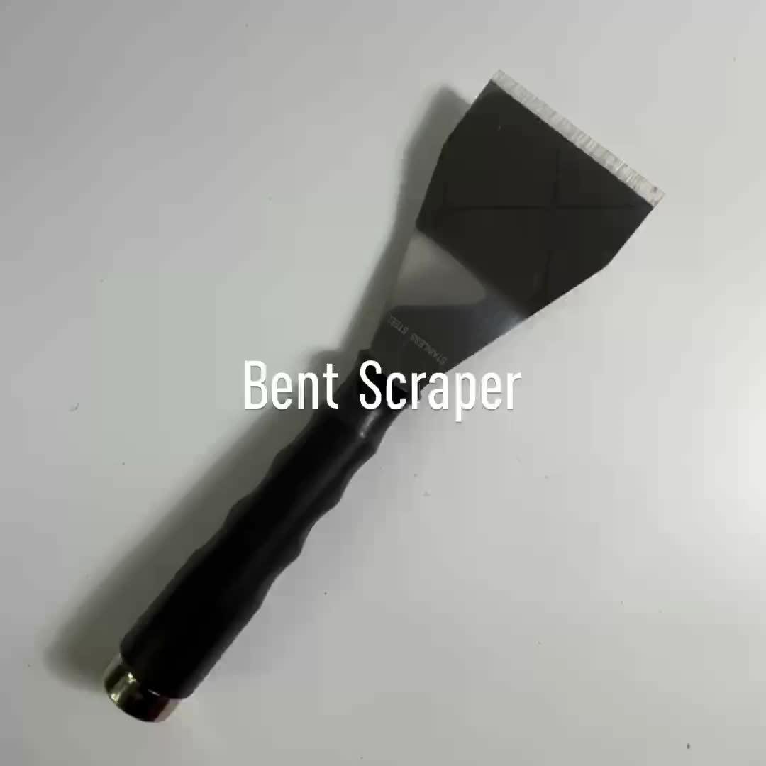 Heavy Duty Bent Scraper Putty Knife Spackle Knife Wall Scraper - Buy ...