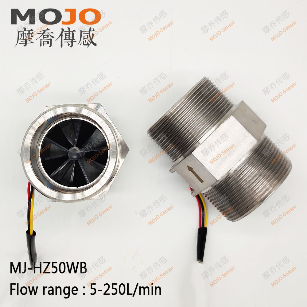 Turbine Flow Meter Stainless Steel Flow Sensor Sus304 High Temperature ...