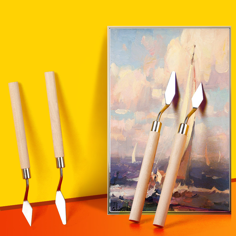 [USD 4.81] Oil-painted scraper art set painting tool Propylene painting ...
