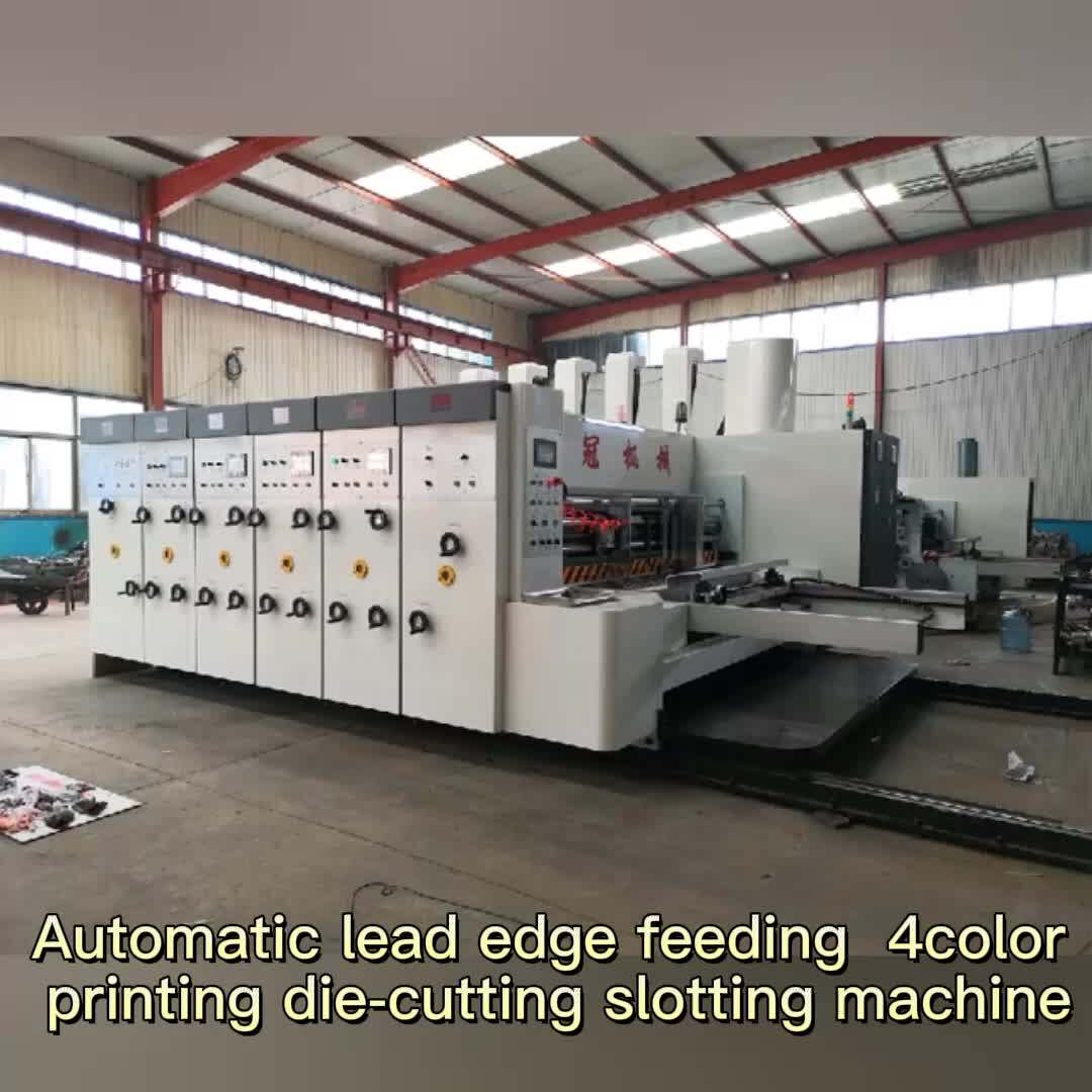 2/3/4 Color Flexo Automatic Pizza Box Carton Box Packaging Making ...