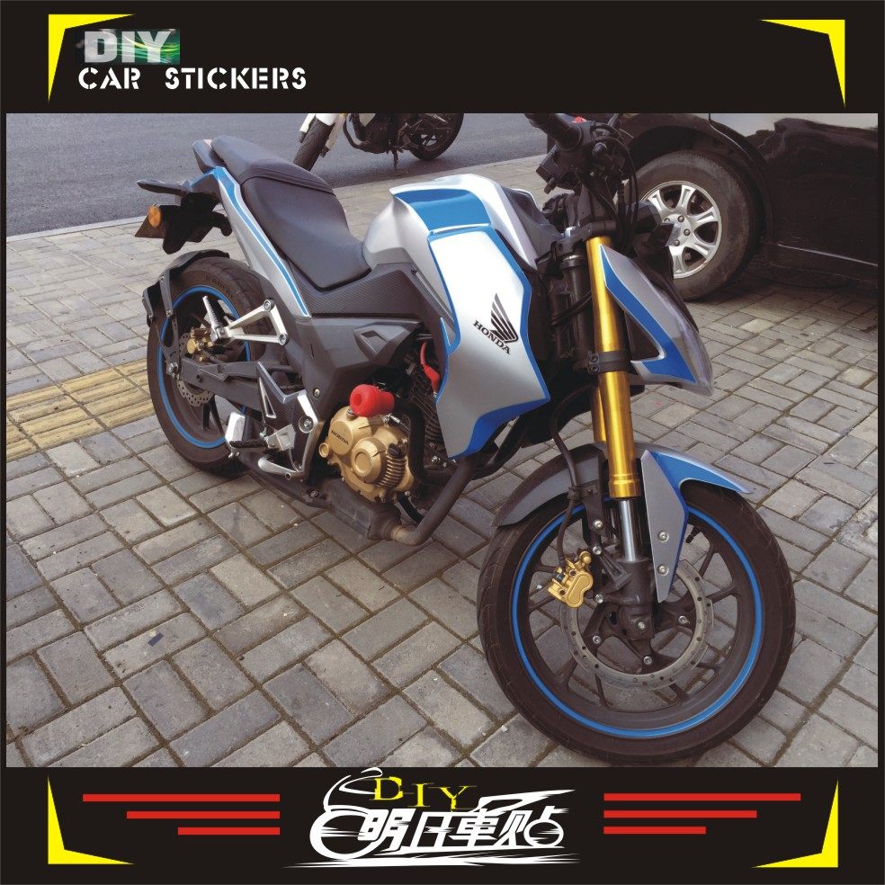 Honda National Three Storm Eye CB190R CBF190RC Car Sticker Full Car ...