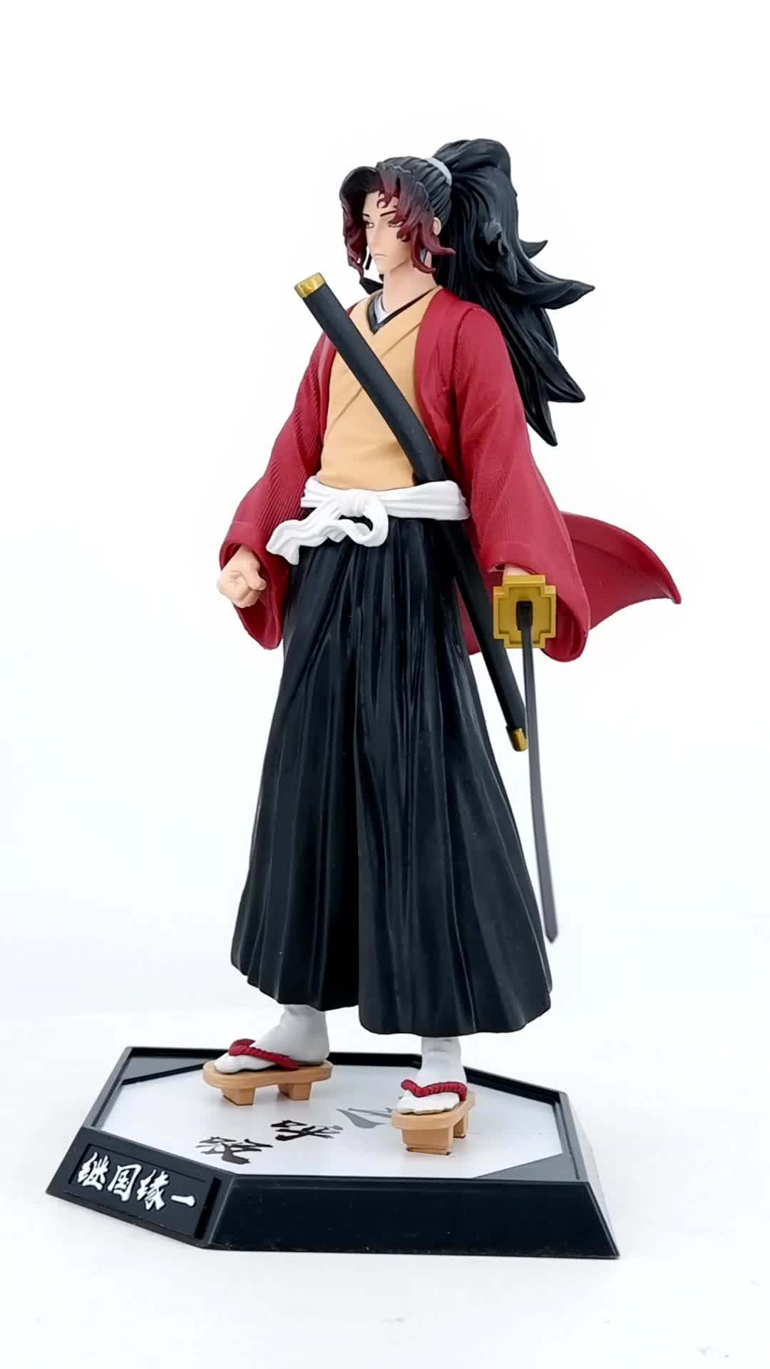 30cm Anime Demon Slayer Figure Douma Action Figure Hashibira Inosuke ...