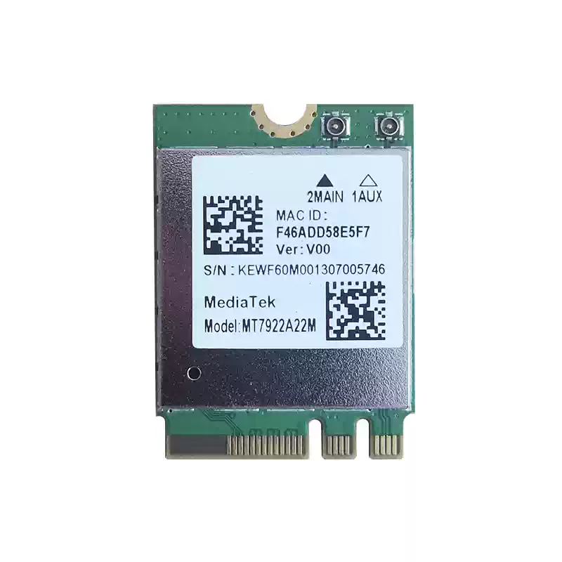 MT7922雙頻無線網卡 支援WIFI6E藍牙5.3 AX210超高速 臺式機筆記本內建型