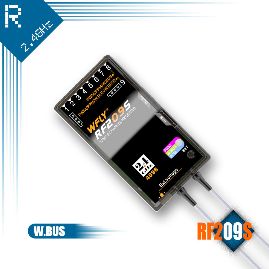 WFLY 天地飞 RF接收机系列 RF209S 2.4GHz