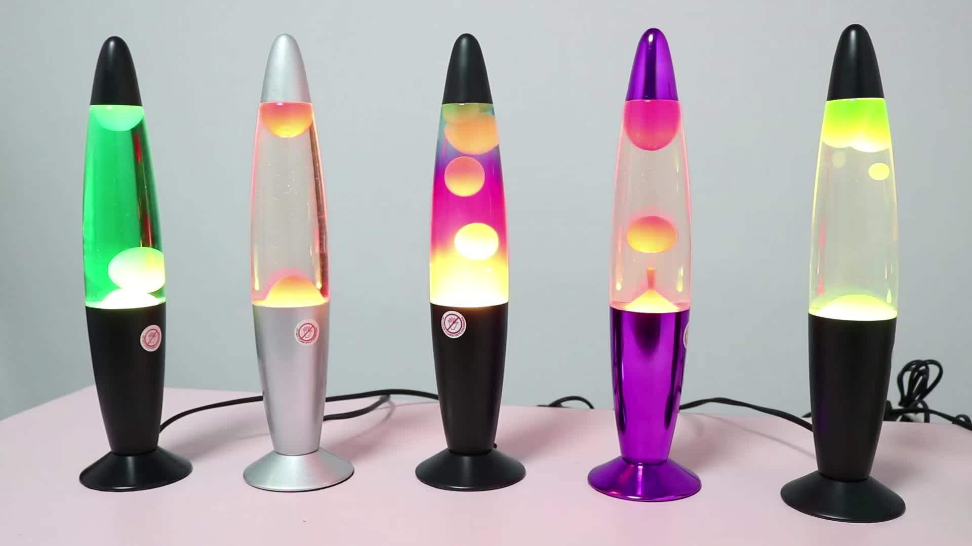 Tianhua Bliss Rocket Shaped Lava Lamp Peace Creative Led Retro Unique ...