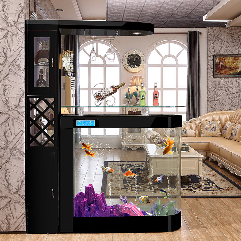 Fish tank Aquarium Bullet living room household screen Large and medium ...