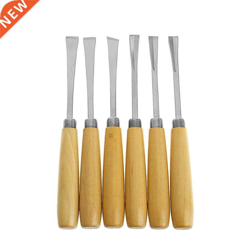 6Pcs Assorted Chisels Sculpture Skew Gouge Chisel Carving Kn