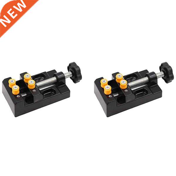 Mini Drill Press Vise, 2 Pack Precision Clamp Table Bench Vi