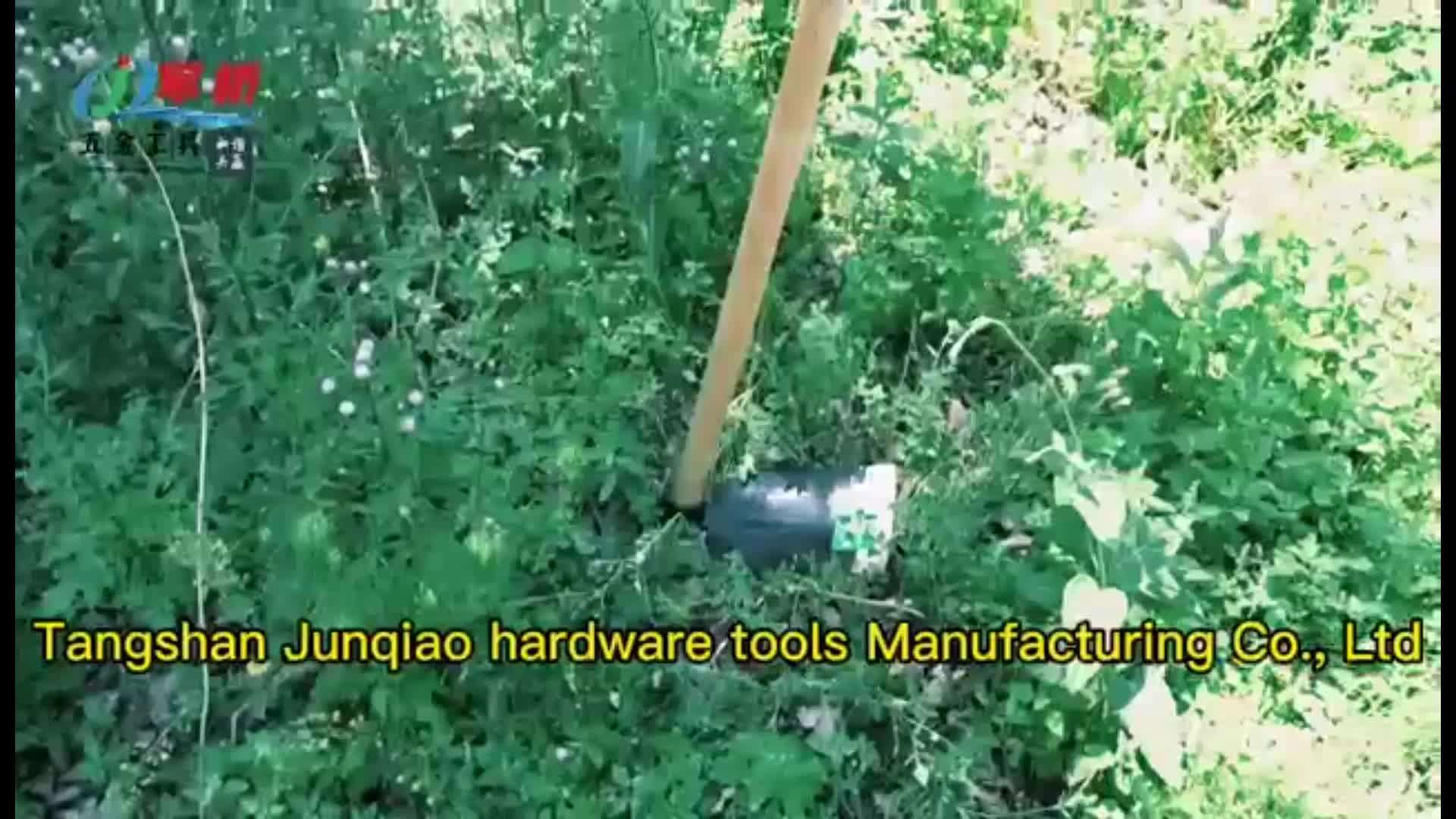 Wooden Handle Hoe Carbon Steel Thickened Digging Soil Clearing ...