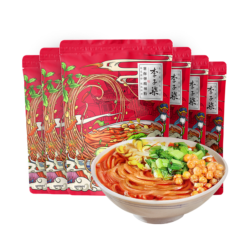 （双11预售加赠1袋）李子柒酸辣粉252g*6袋 - 惠券直播 - 一起惠返利网_178hui.com
