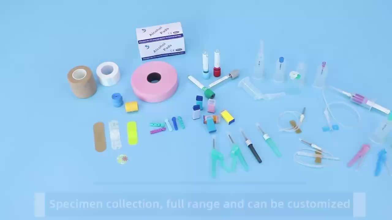 Medical Disposable Safety Vacutainer Butterfly Blood Collection Needle ...