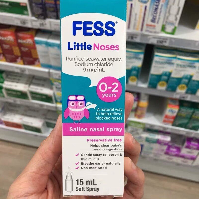 [USD 30.15] In Stock Australia Fess Little Noses Baby Nasal Spray Nasal ...