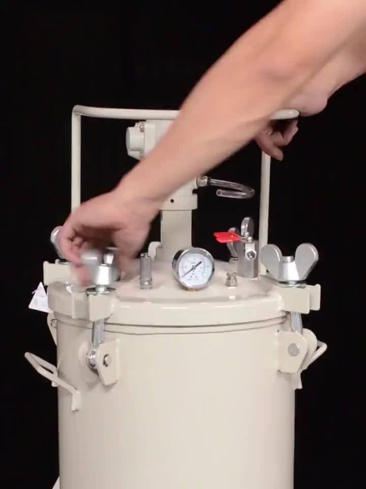 20 Liters Spray Gun Sprayer Regulator Agitator Pressure Pot 304 ...