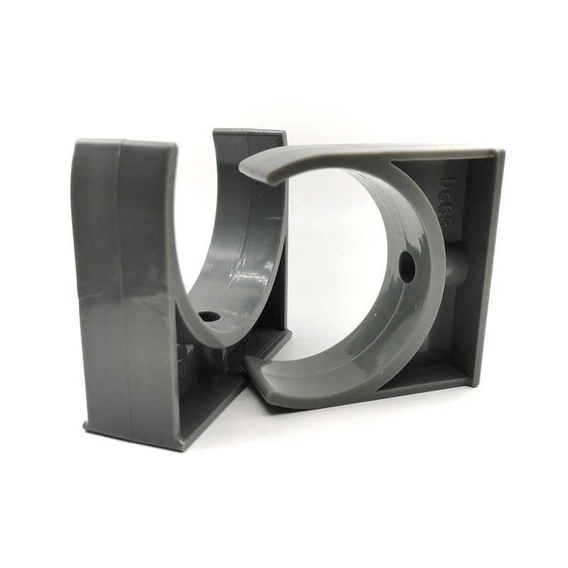 [USD 3.98] National Standard UPVC Pipe Clip U-shaped Clip Grey Plastic ...