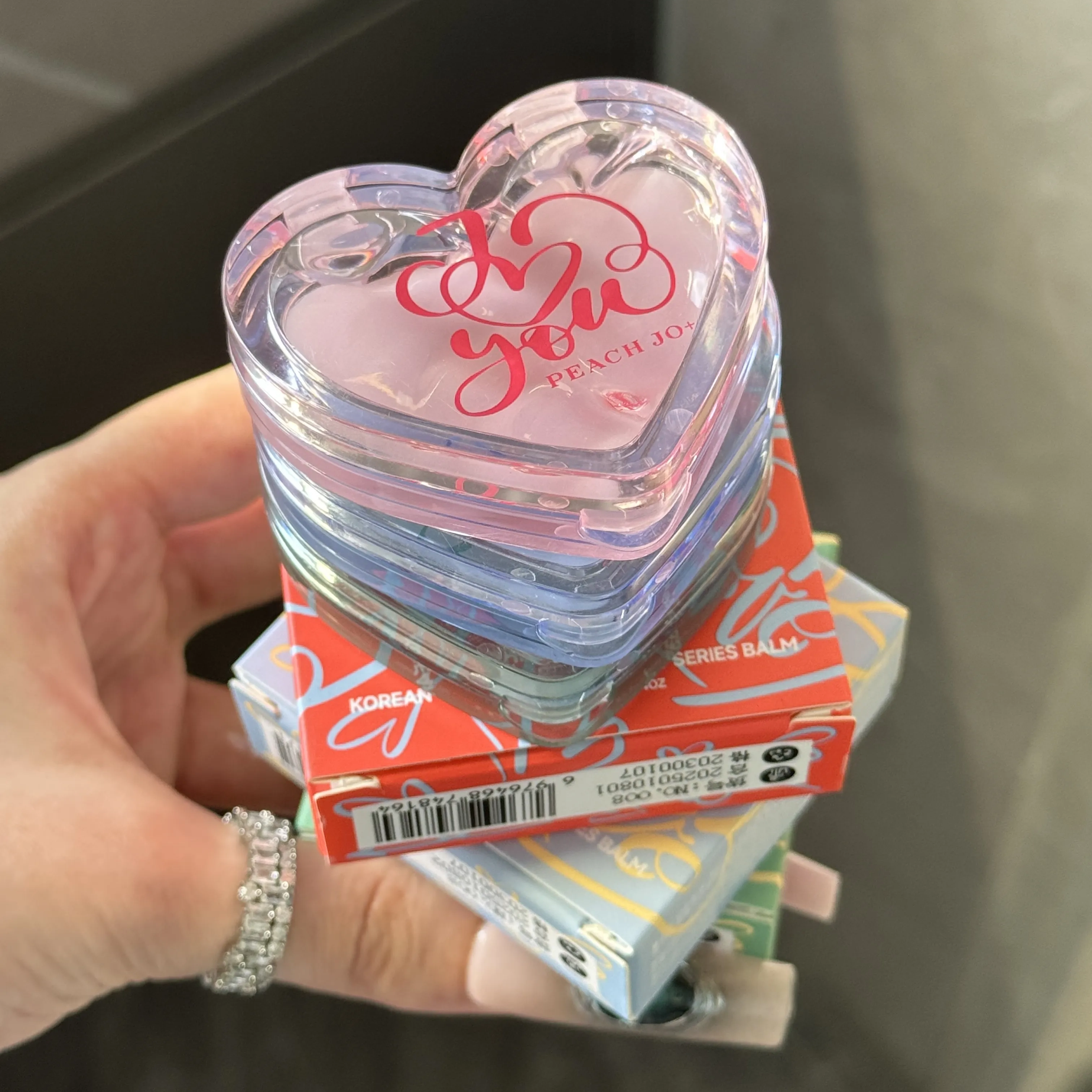 Korean style heart-shaped deodorant stick | Jasmine toffee fig scent ...