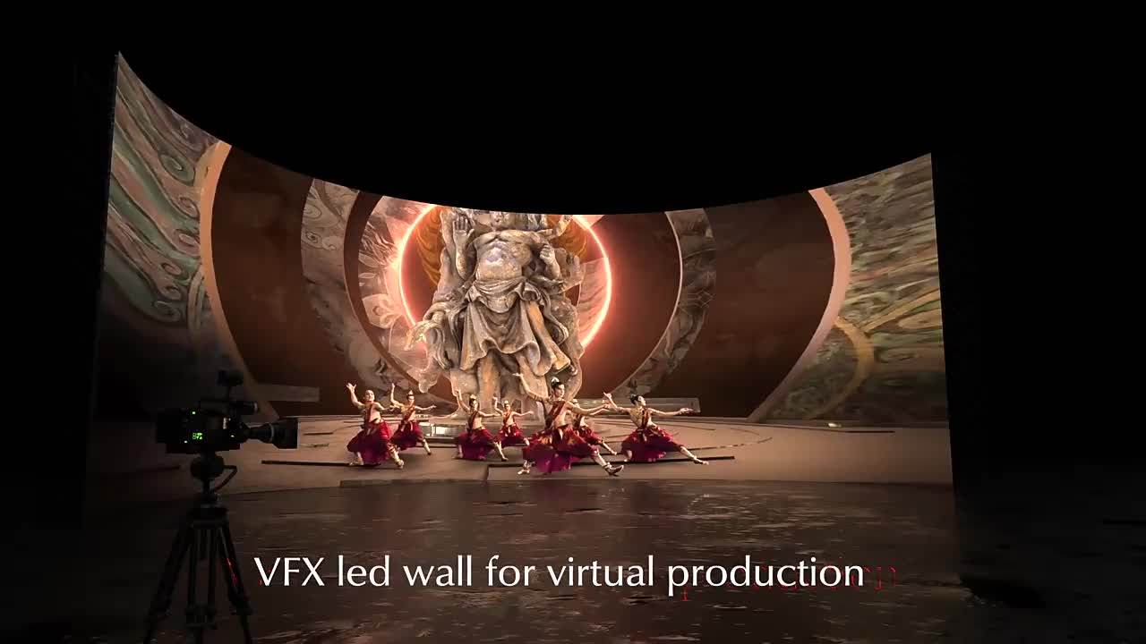 Vfx Virtual Production Led Wall Full Color 4k Video Wall Display P2.3 ...