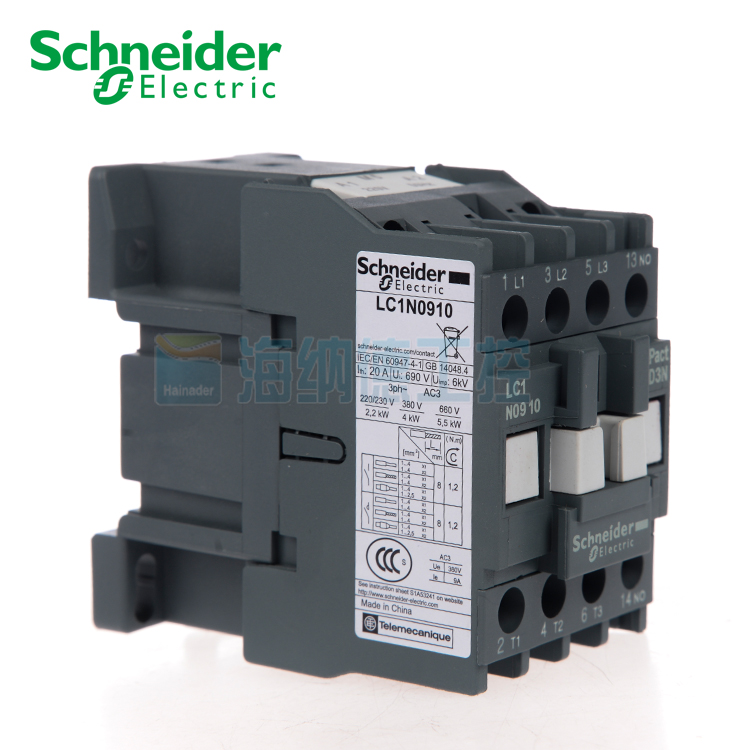 Brand new Schneider AC contactor LC1N09 LC1N0910 LCN0901 replaces LC1E09