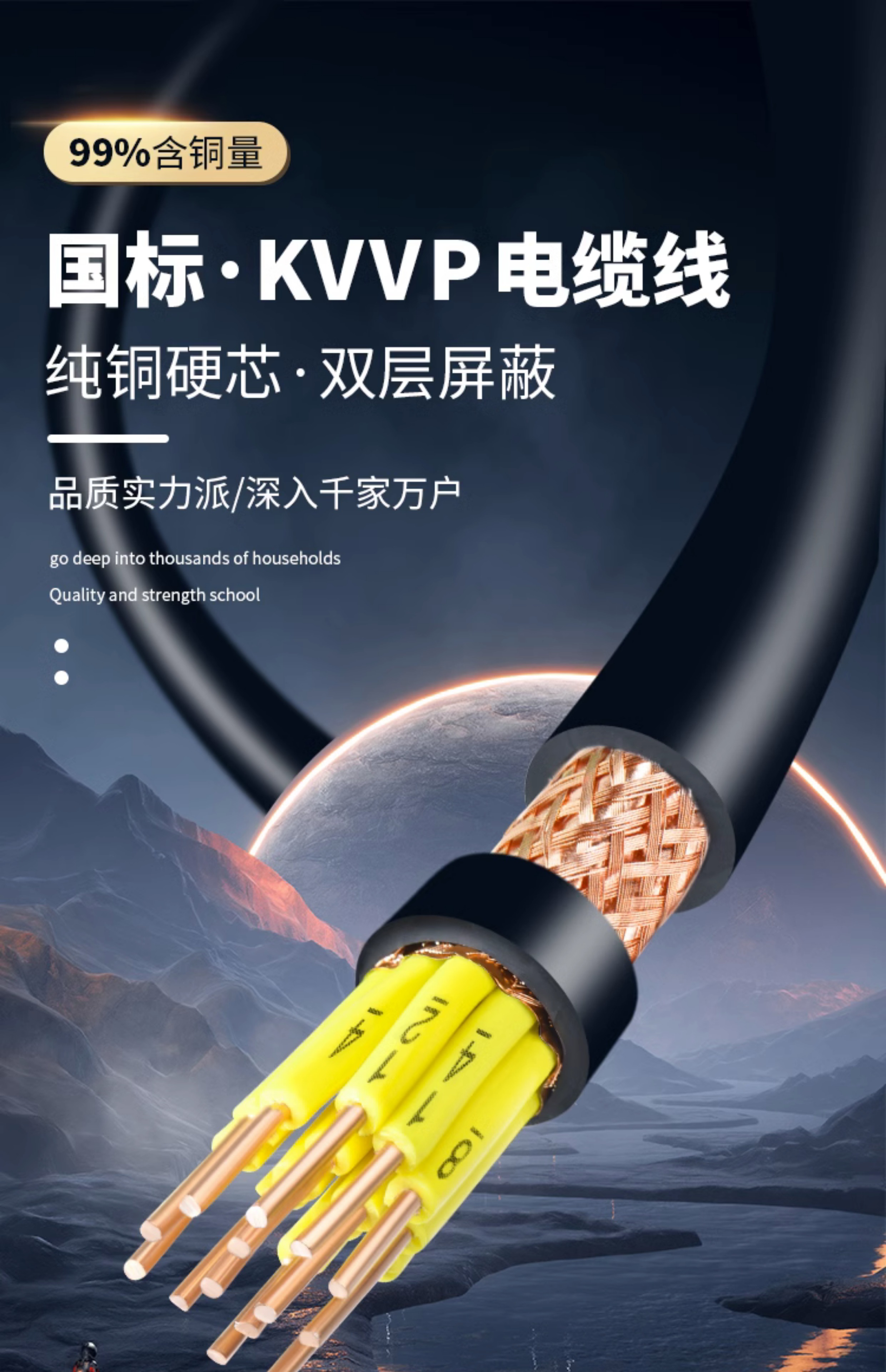 国标KVVP控制电缆线2 3 5 6 10 12 14 16多芯1 1.5 2.5平方屏蔽线-阿里巴巴