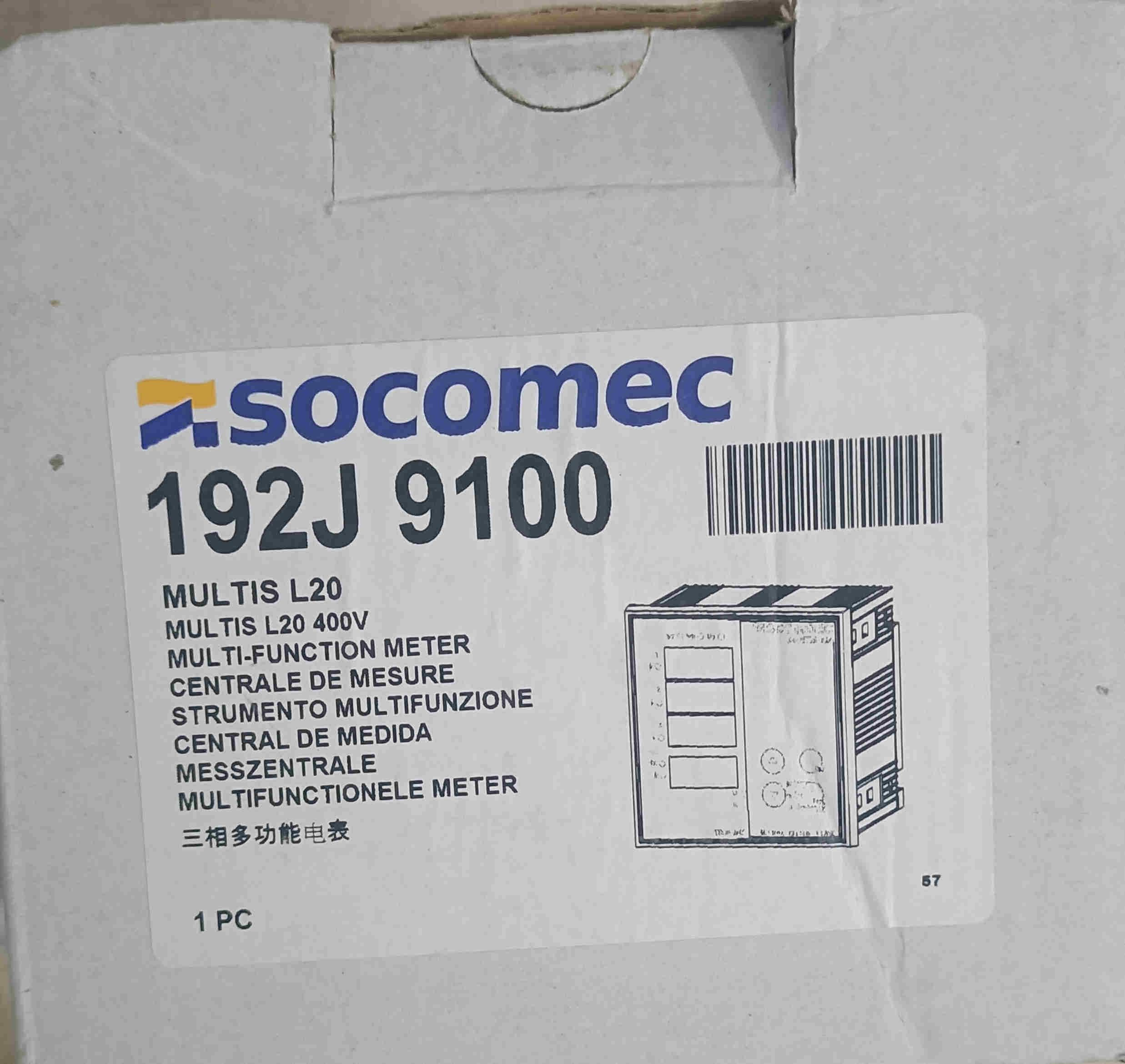 全新原装 法国溯高美 SOCOMEC socomec multis l20 数字电力仪表 - 〓器材友情交换〓 - 矿石收音机论坛 ...