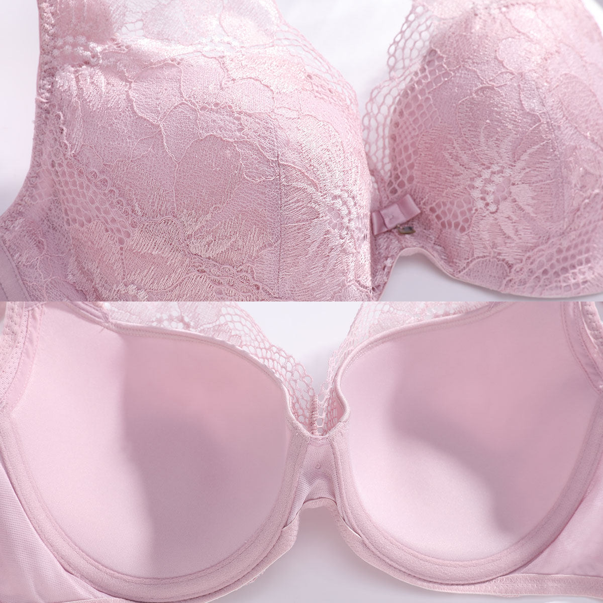 Anli Fang's Comfit big chest show small underwear lace wide shoulder ...