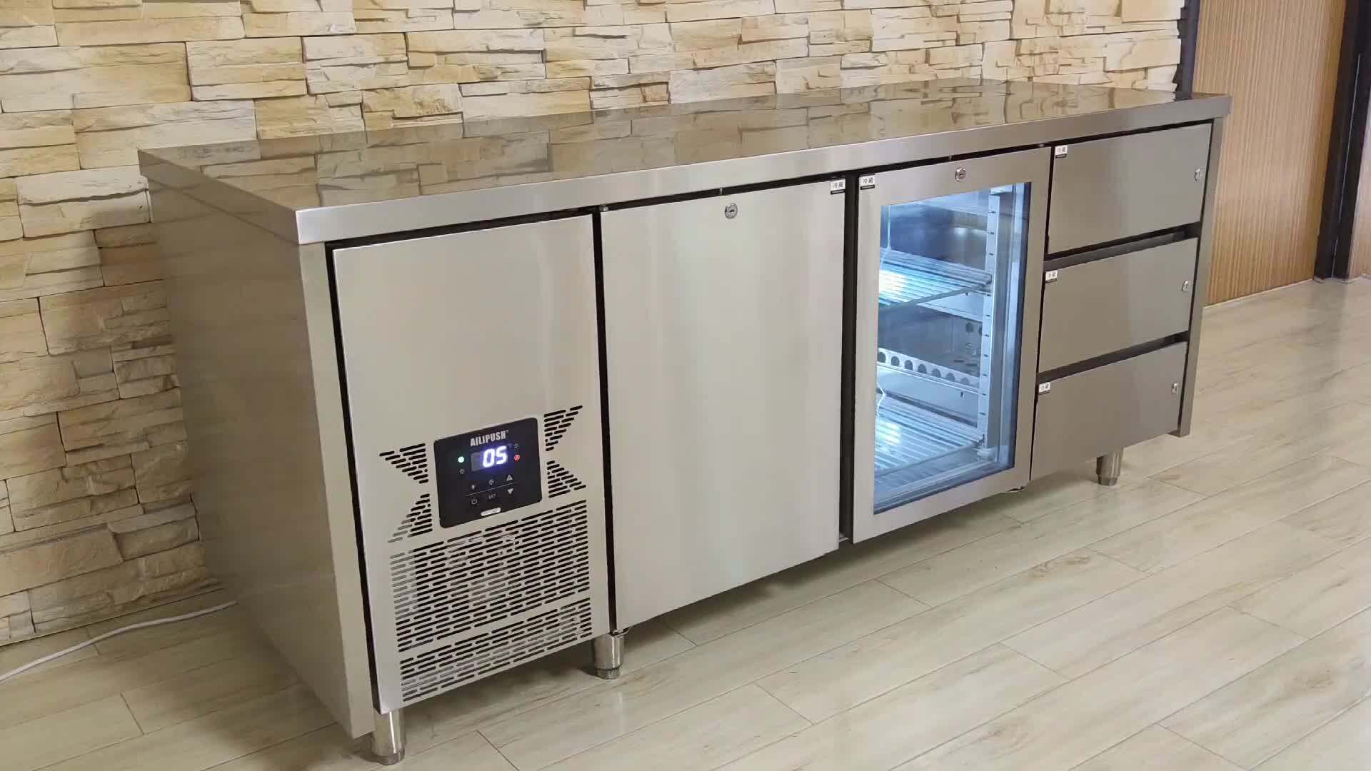 Lvni 4 6 Door Undercounter Commercial Drawer Refrigerator Freezer For ...
