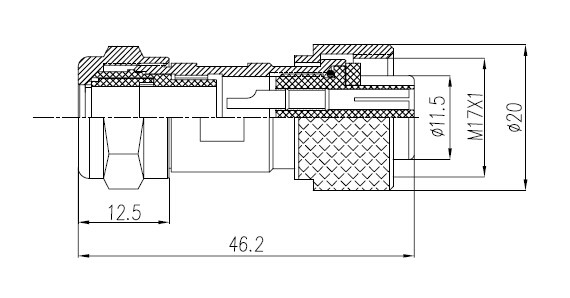 Ningbo heavy strong aviation plug connector maojwei sinocontec full ...