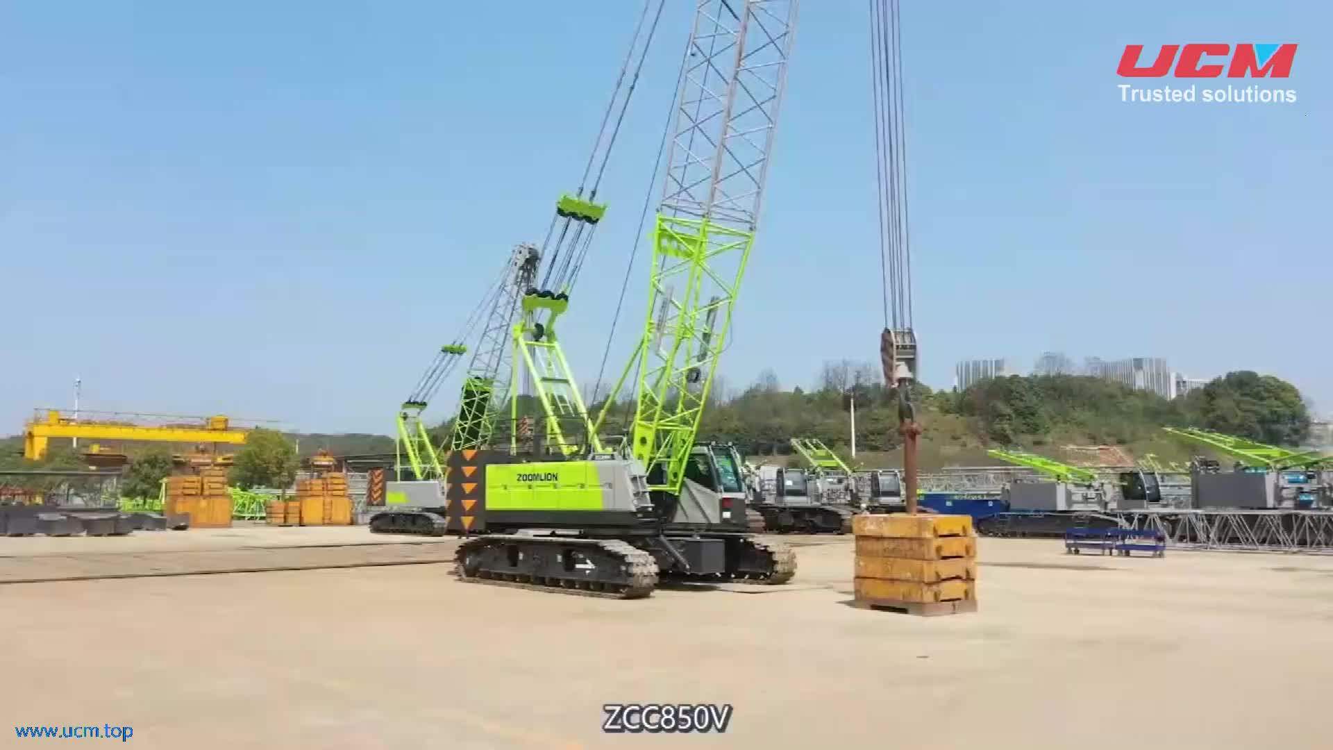 Zoomlion Zcc800h 800 Ton Crawler Crane - Buy Crawler Crane Sumitomo ...