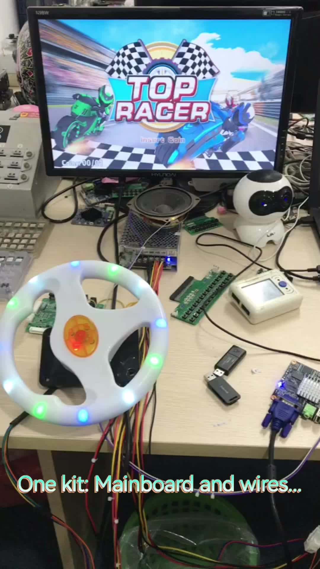 Cgw Children Play Arcade Game Kit Arcade Driving Kit For Kids Game Zone ...