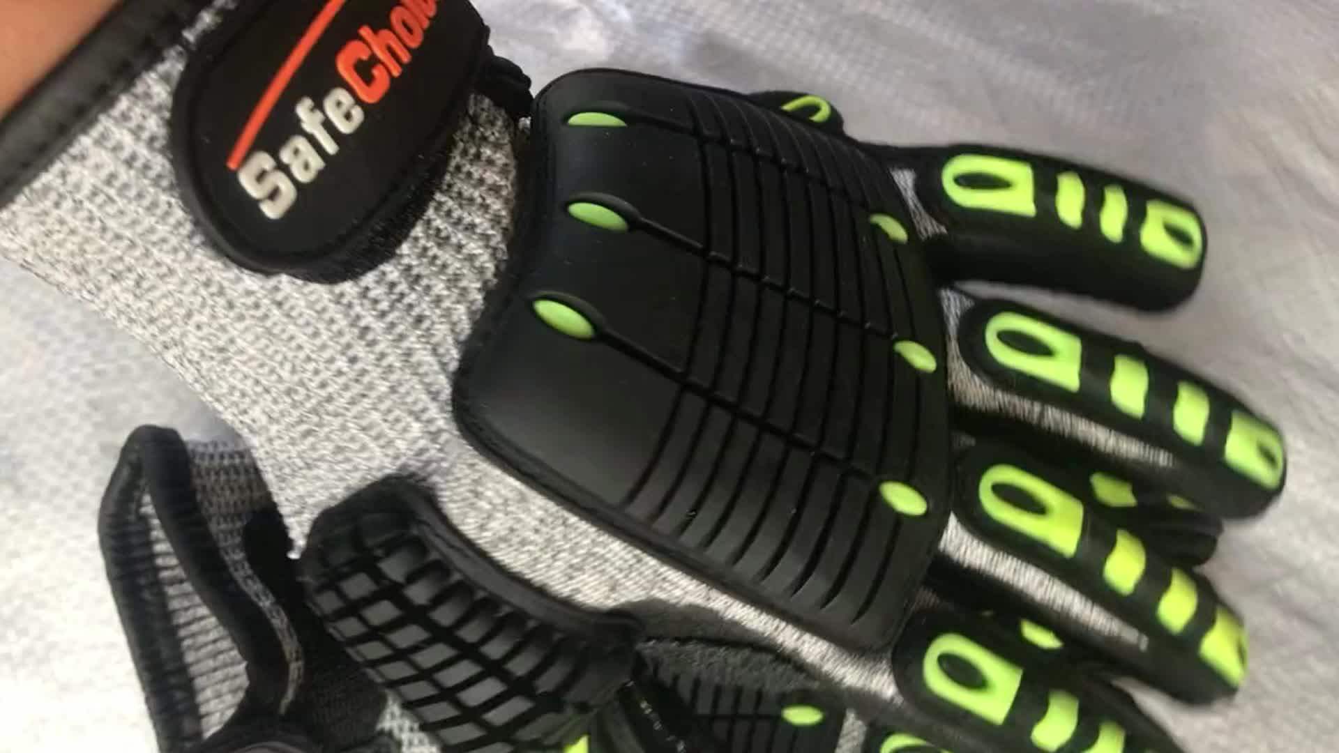 Ppe Oilfield Construction Industrial Cut Resistant Protective Guantes ...