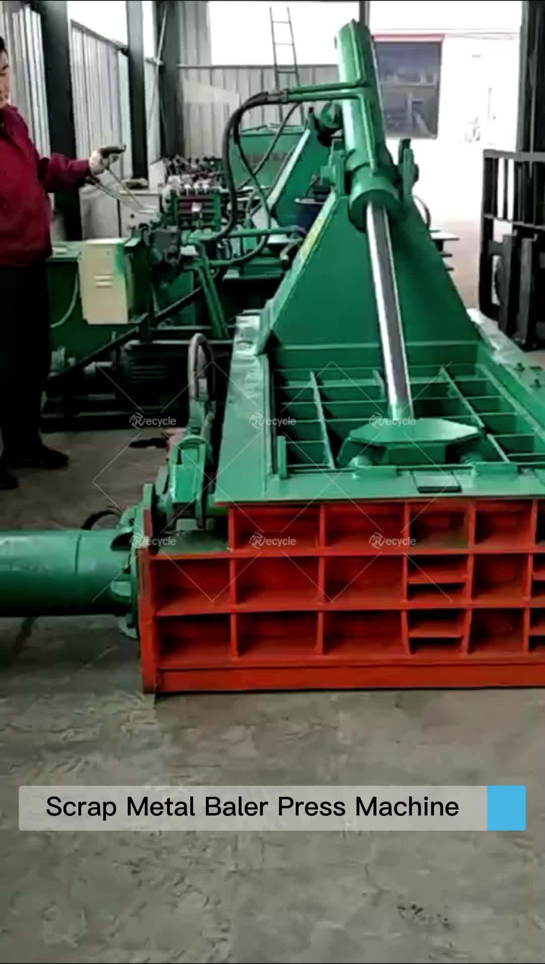 Hydraulic Scrap Metal Baler Machine Y81-1000t Press Waste Iron - Buy ...