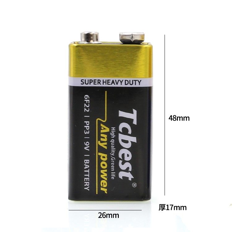 MF47 9V Battery AA 1.5V 9V Stacked Battery Multimeter Microphone 6F22 ...