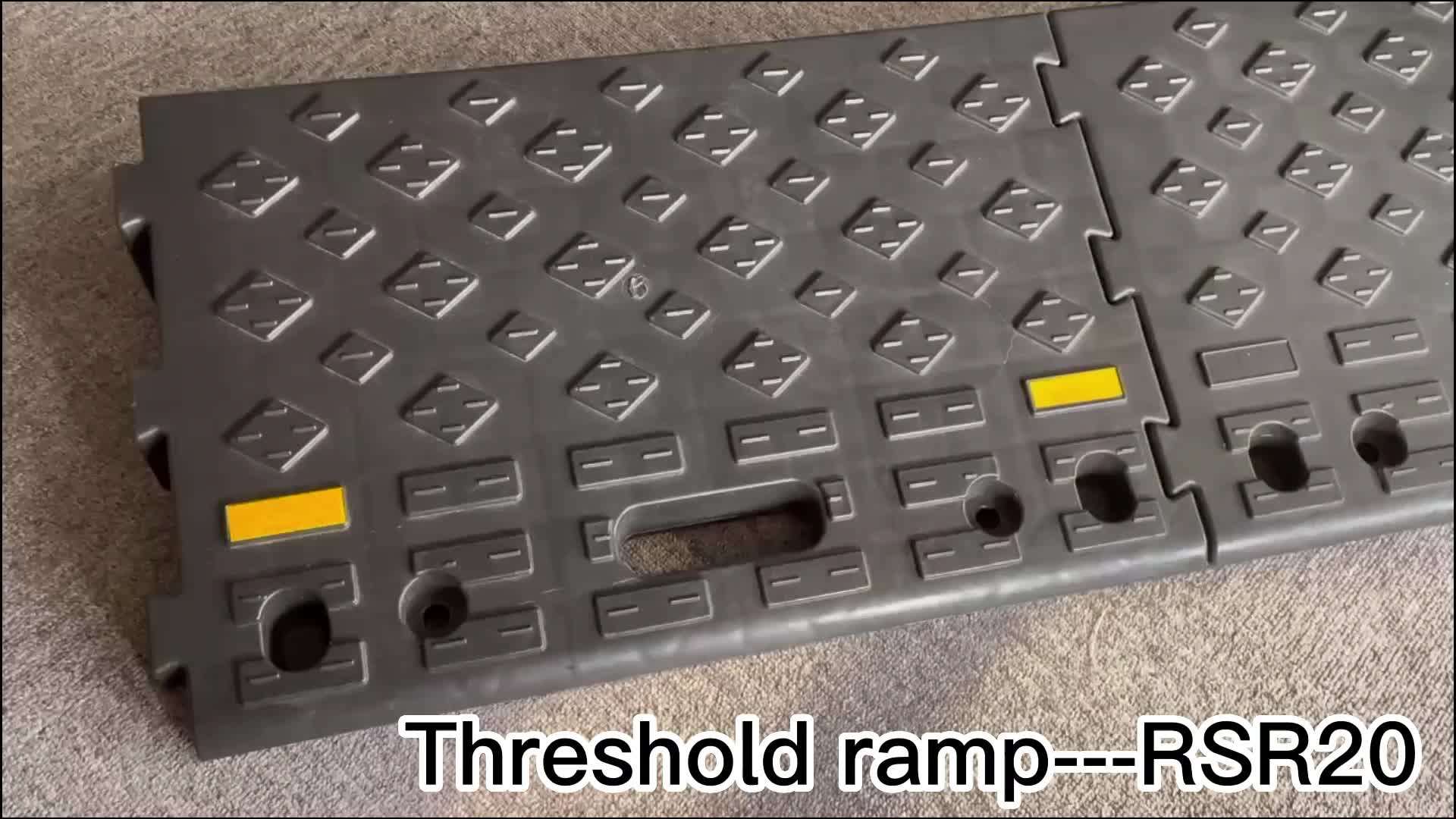 Plastic Interlocking Curb Ramps Heavy Duty 44000 Lbs Threshold Ramp ...