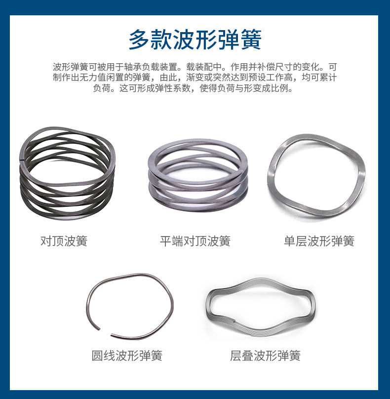 平端对顶波形弹簧单层波浪垫片波纹垫圈多层洗衣机可加工高弹力-阿里巴巴