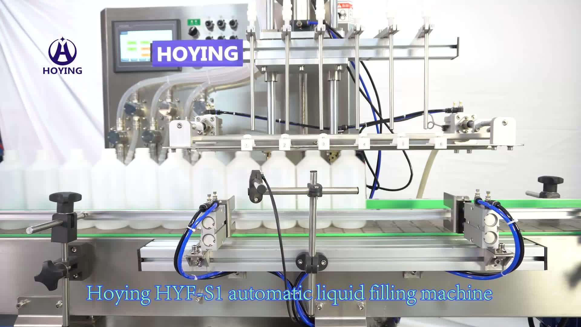 6 Heads Linear Plastic Glass Bottle Liquid Water Oil Beverage Coffee ...