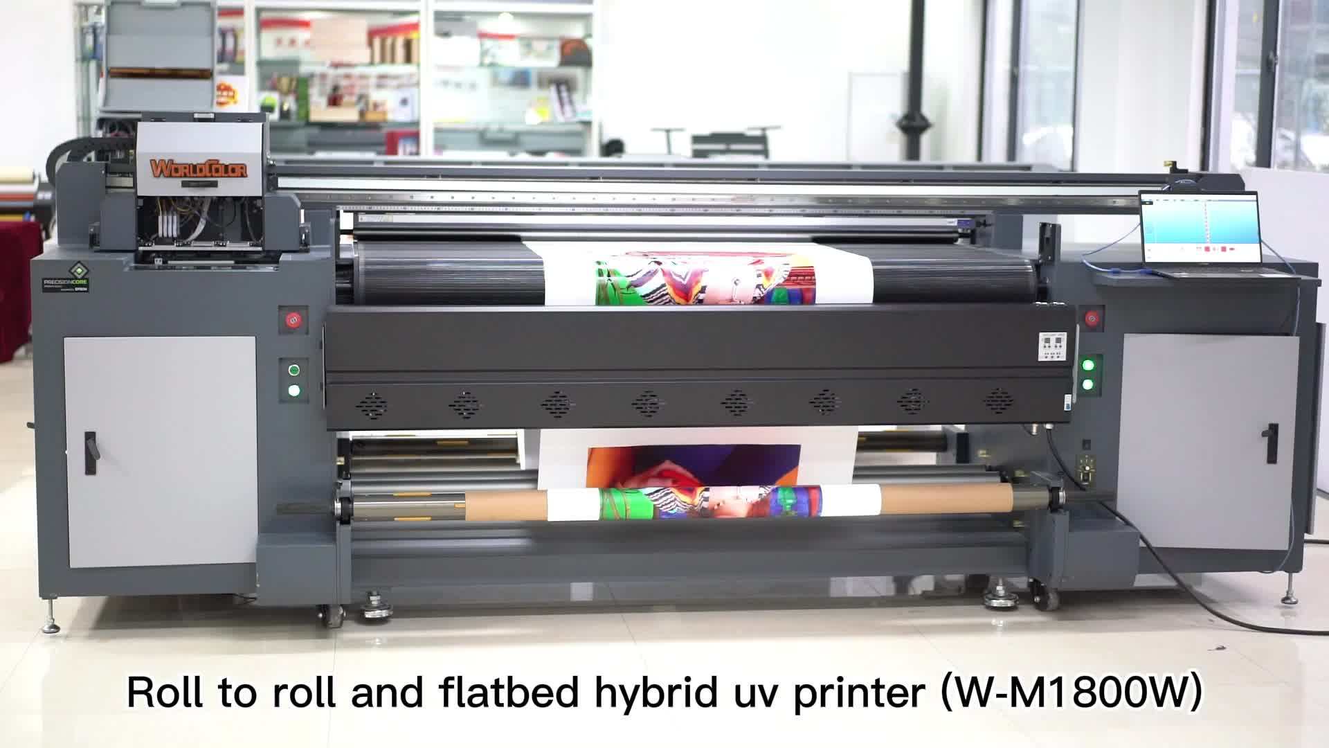 The Full Function Uv Hybrid Printer With Roll To Roll And Flatbed ...