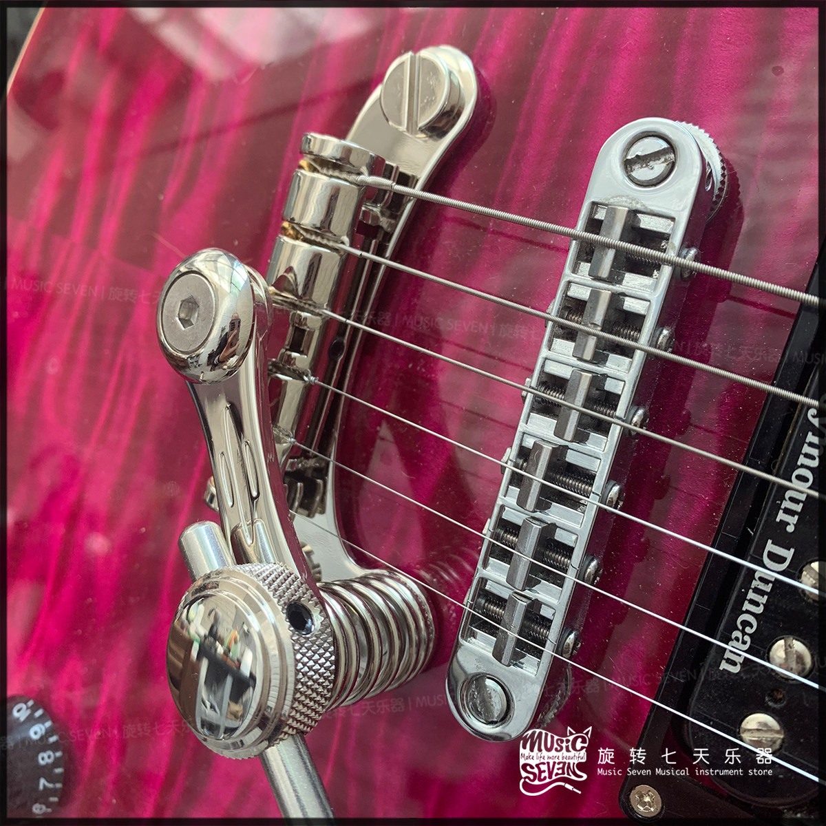 Duesenberg Les Trem II TM85 Tune-O-Matic LP German punch-free shaker