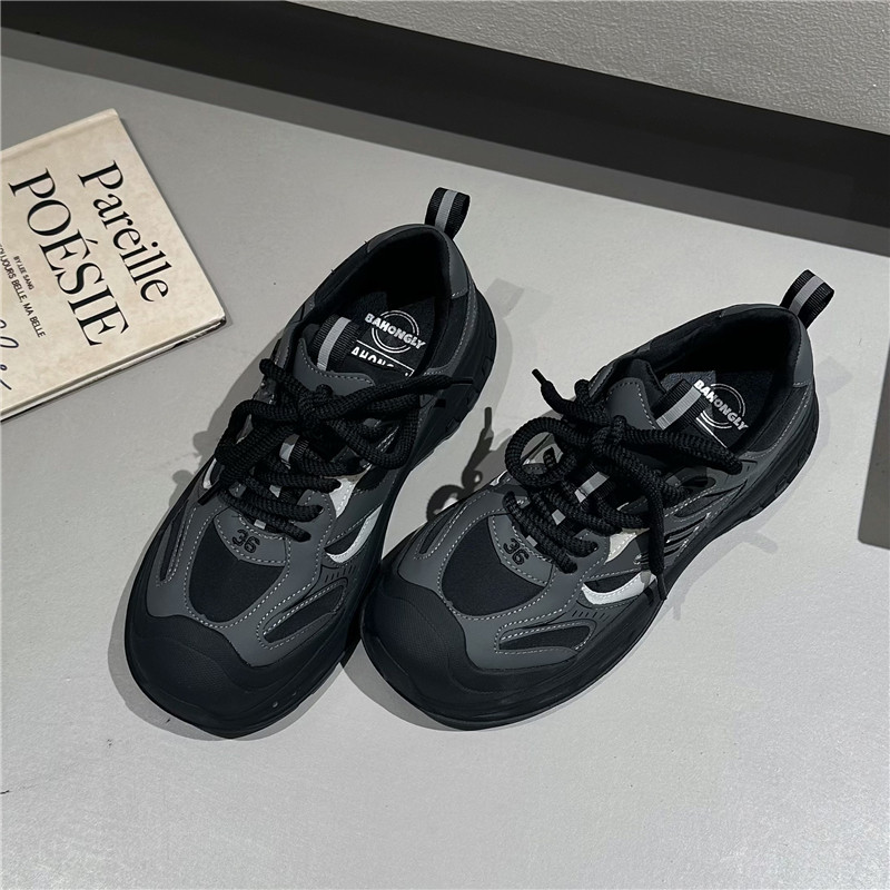 Bahongly Designer Dad Shoes for Women 2025 Autumn Platform Trendy Cool ...